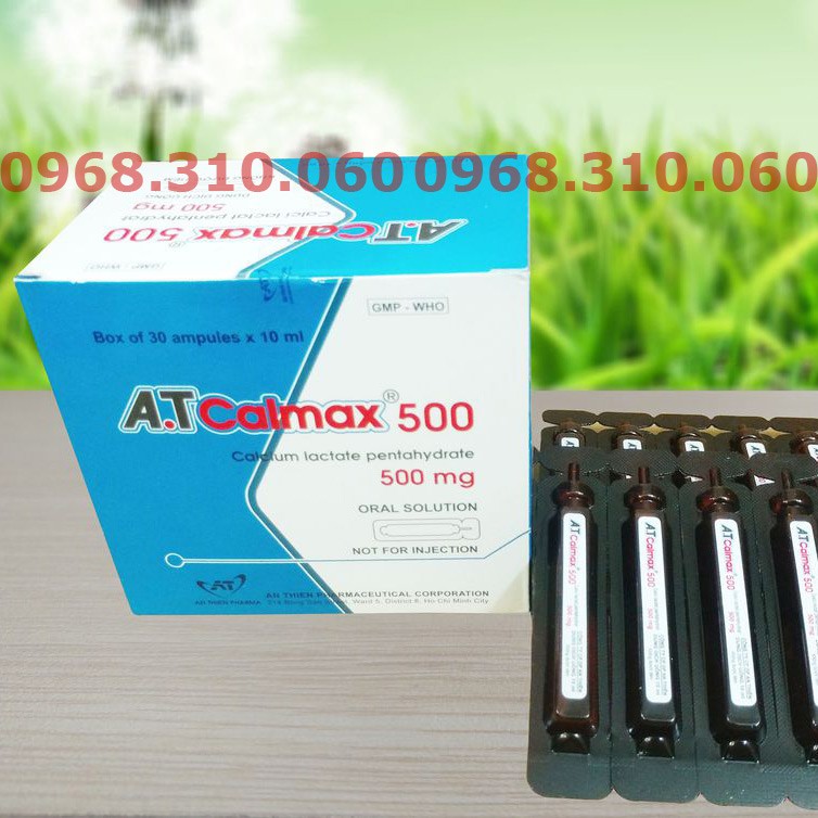 AT CALMAX 500MG BỔ SUNG CALCIUM CHO CẢ GIA ĐÌNH - Hồ sơ sức khỏe